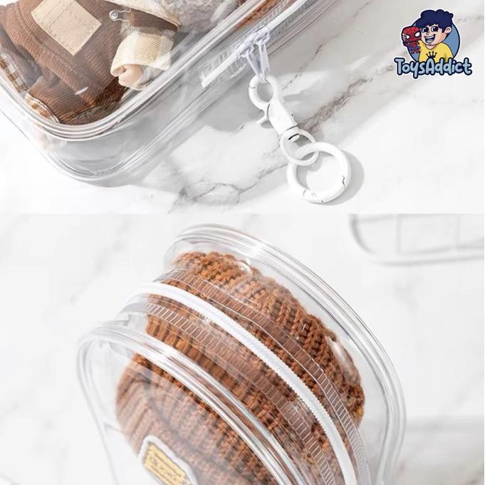 Clear Labubu Keychain Bag / Labubu Cover Bag / Labubu Protective Case ...