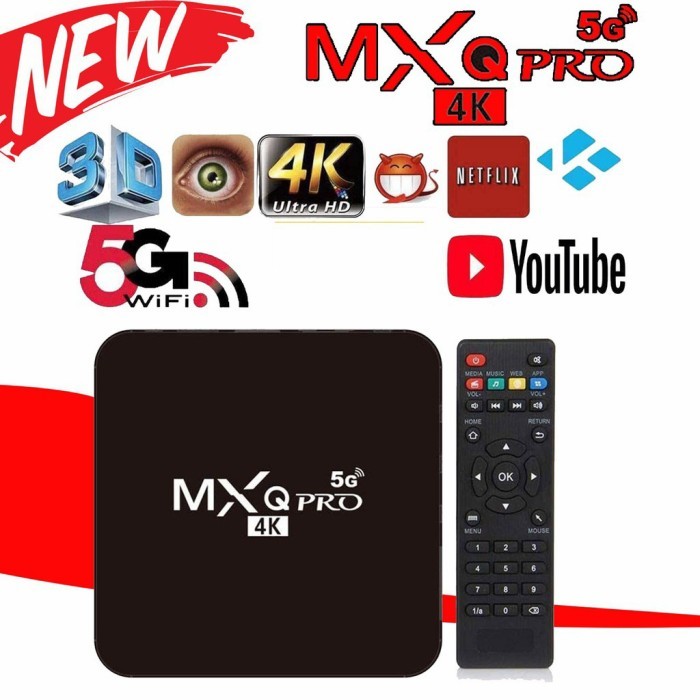 New Tv Box Mxq Pro 5G Android Smart Tv Box 4K Media Player | Shopee ...