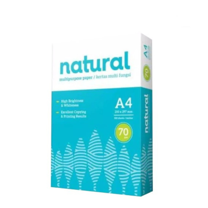 Natural HVS PAPER SIZE A4 / F4 70 GRAMS PER RIM | Shopee Philippines