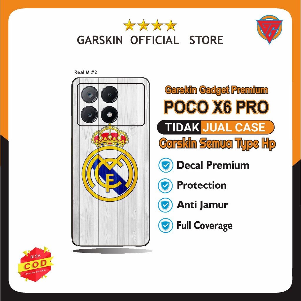 *Premium Quality* Poco X6 Pro Garskin Custom Sticker Maxdecal Not Case ...