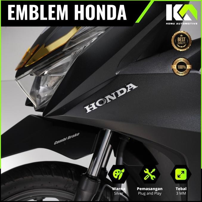 3 DIMENSIONS HONDA WRITING EMBLEM NOT AN HONDA embossed LOGO STICKER ...