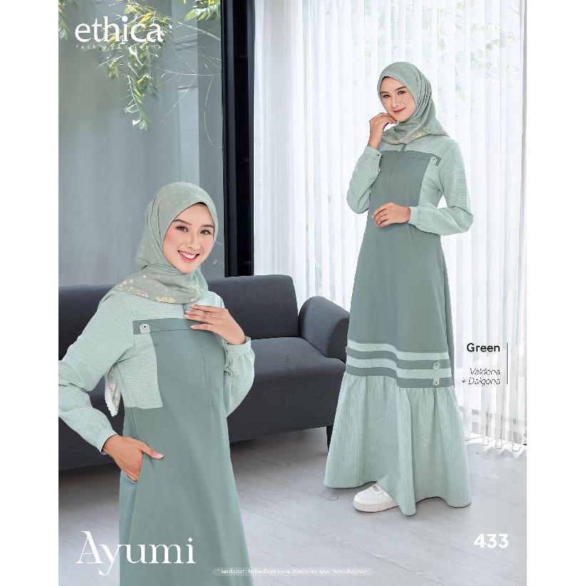 Gamis Ethica AYUMI 433 | Latest Gamis Clothes Models for Eid 2025 | Eid ...