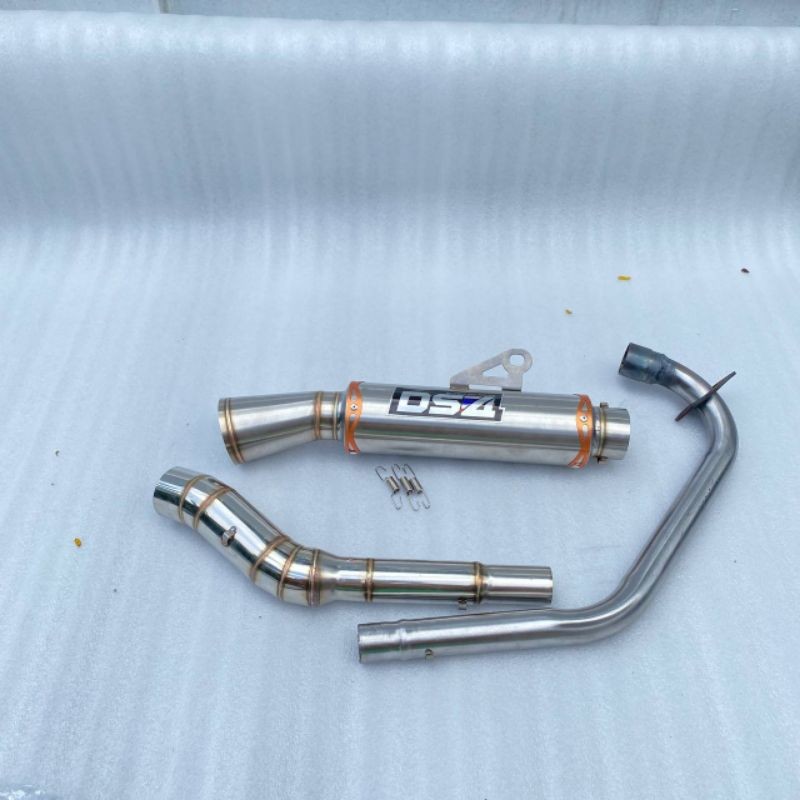 Open SPEC DS4 set ellbow pipe conical exhaust pipe Muffler open tmx 125 ...