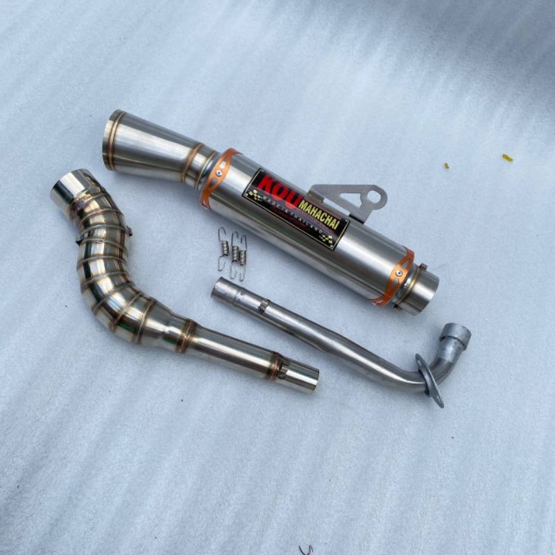 1set motorcycle exhaust KOU MAHACHAI pipe DS4 screen type open spec for ...