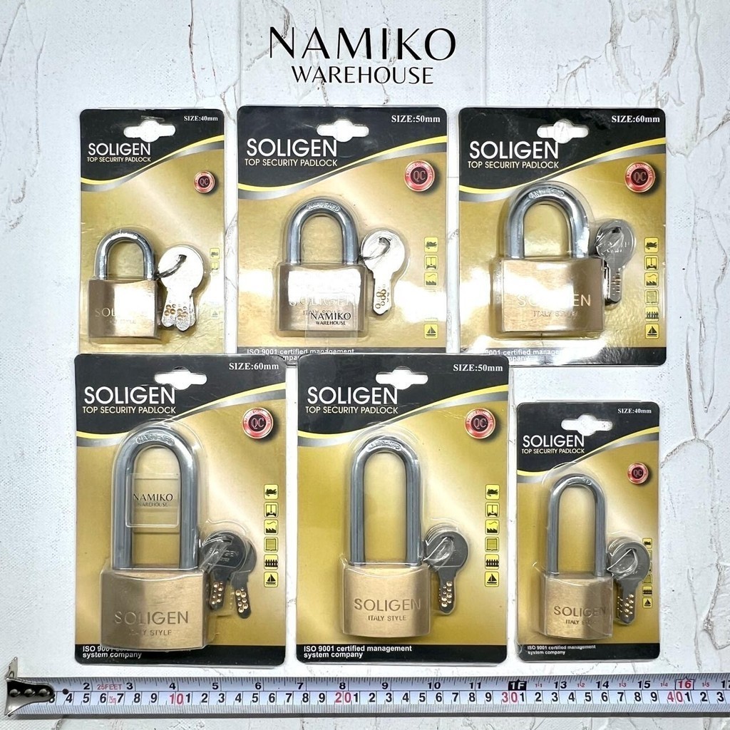 SOLIGEN Computer house gate padlock 40 50 60 mm | Shopee Philippines
