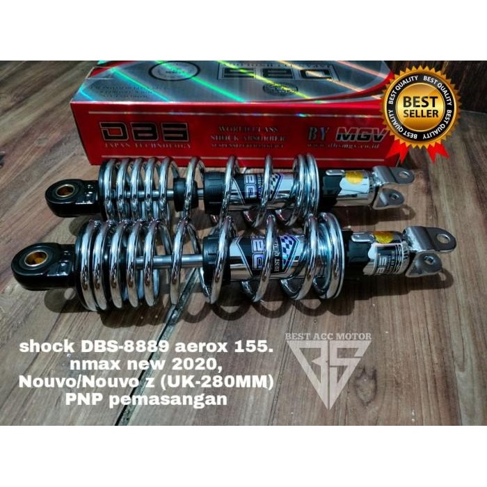 SHOCK DBS 280MM AEROX 155 NMAX NEW 2020 SHOCK BELAKANG DBS DOWN SIZE ...