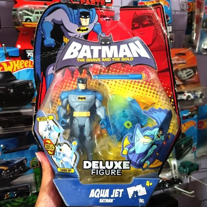 Batman deluxe figure Aqua jet original mattel THE BRAVE AND THE BOLD ...