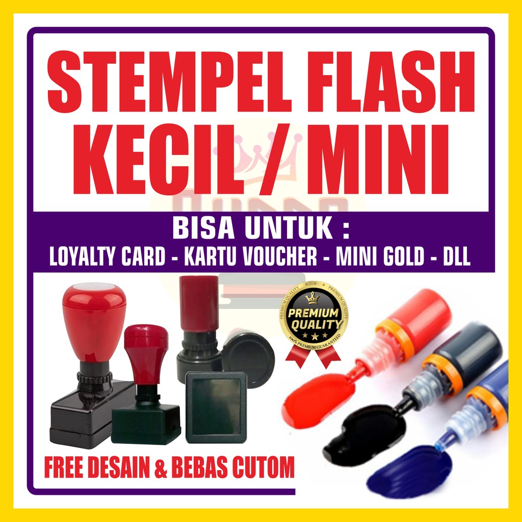 Custom Mini Logo Name Stamp, Loyalty Card Stamp, Voucher Stamp | Shopee ...