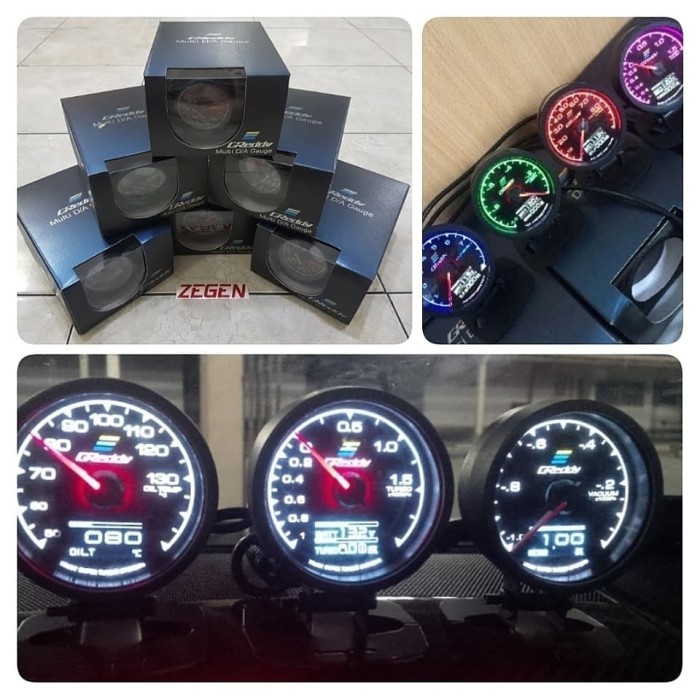 Greddy Multi D/A Gauge Tachometer Rpm Car Indicator | Shopee Philippines