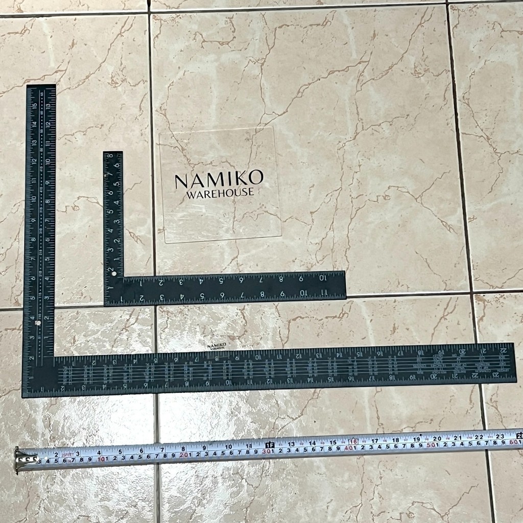 SIKU Ats L jumbo craftsman's angled ruler 20 x 30 40 x 60 cm | Shopee ...