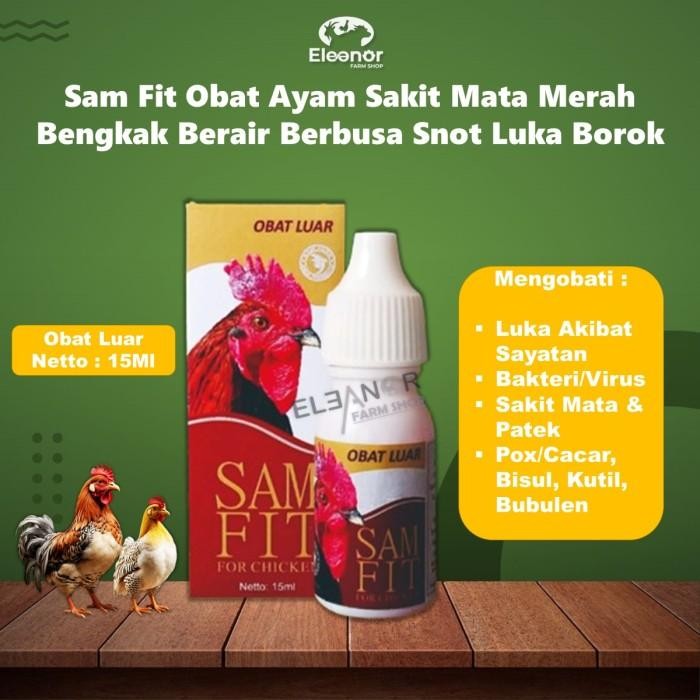 MATA MERAH LIVESTOCK Chicken Medicine Chicken Sore Red Eyes Swollen ...