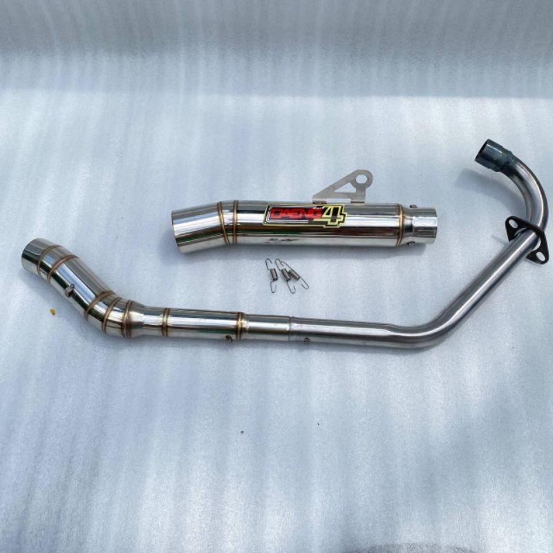 Daeng SAI4 1set elbow open spec pipe 51mm exhaust pipe Muffler open tmx ...