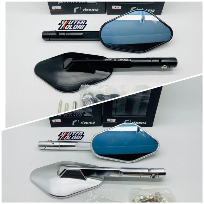 Rizoma Ellise Full CNC Rear View Mirror Vespa LX S Sprint Primavera GTS ...