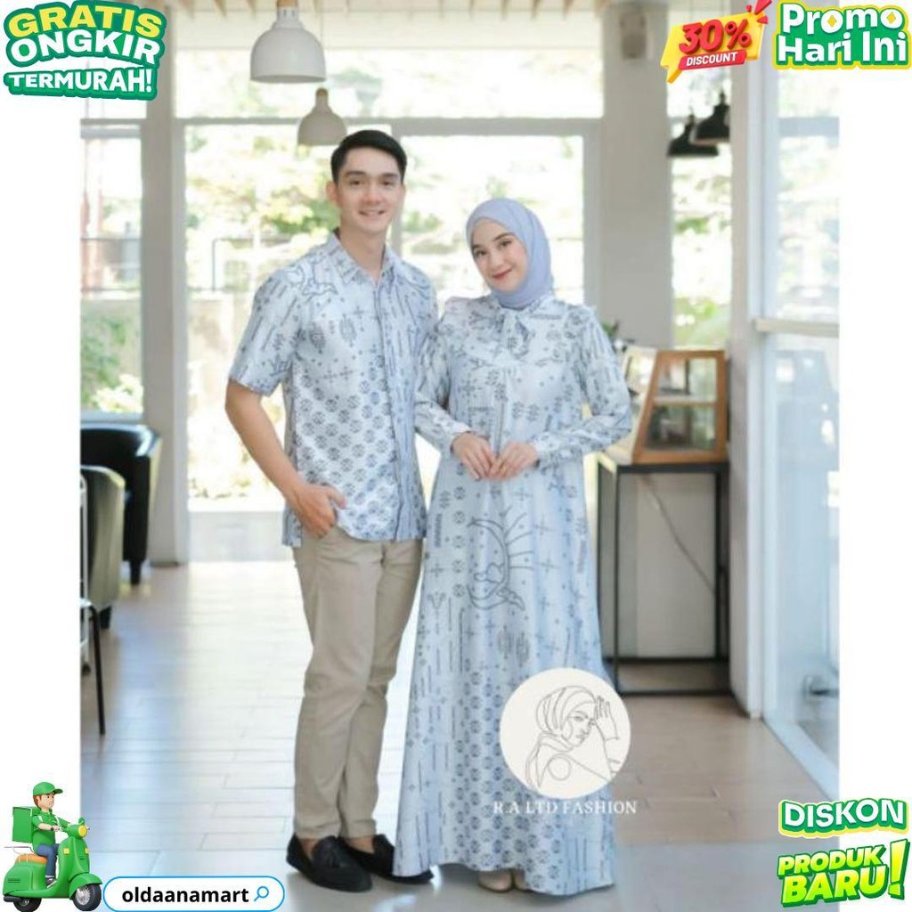 KEMEJA Couple Muslim Clothes Couples Robes and Men's Shirts Latest ...