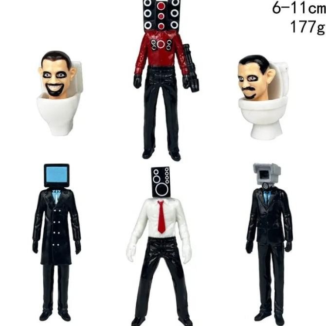 Skibidi Children's Toy Figure Toilet Camera Man Tv Speaker Man Set SS99 ...