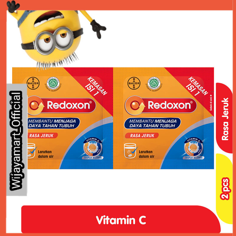 Redoxon Triple Action Immune System Supplement Effervescent Orange 2 ...