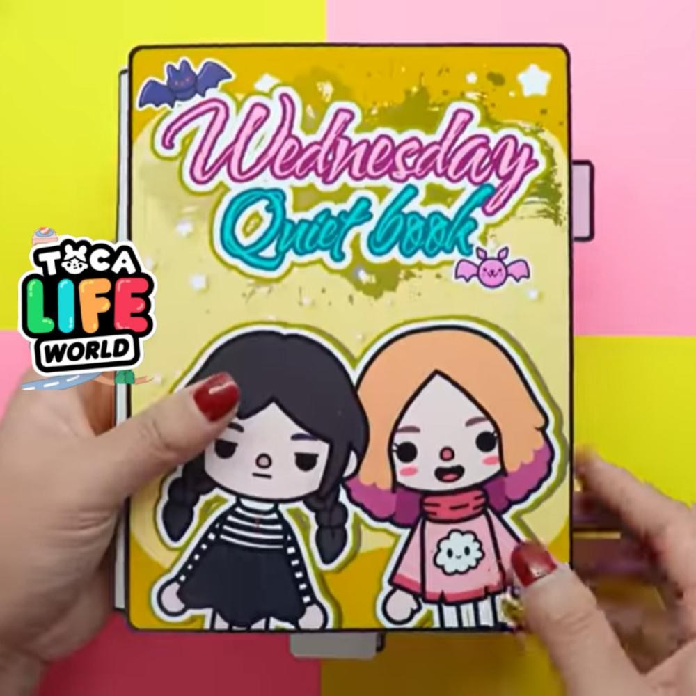 [LARIS] Toy paperdoll Toca Boca Wednesday & Enid Part 16 - Paper Doll ...