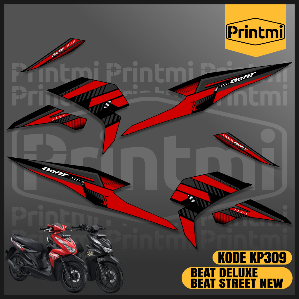 New CBS ISS Beat Street Motorcycle Sticker Striping 2021 2022 2023 2024 ...