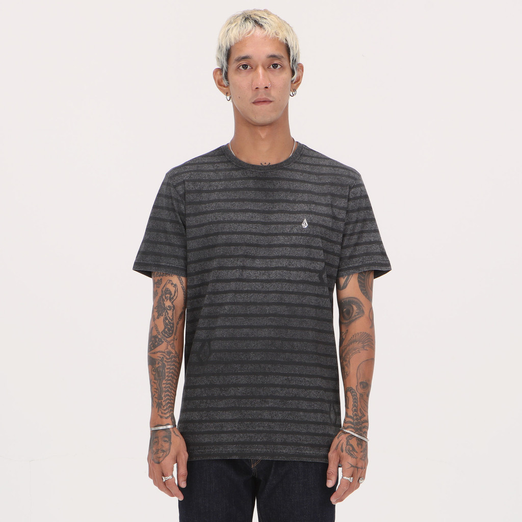 Volcom - MCT STONE STRIPE SHORT SLEEVE TEE DGR | Shopee Philippines