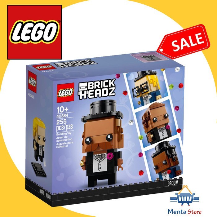 Lego Brick Headz 40384 Wedding Groom Celebrate Gift Family Marriage ...