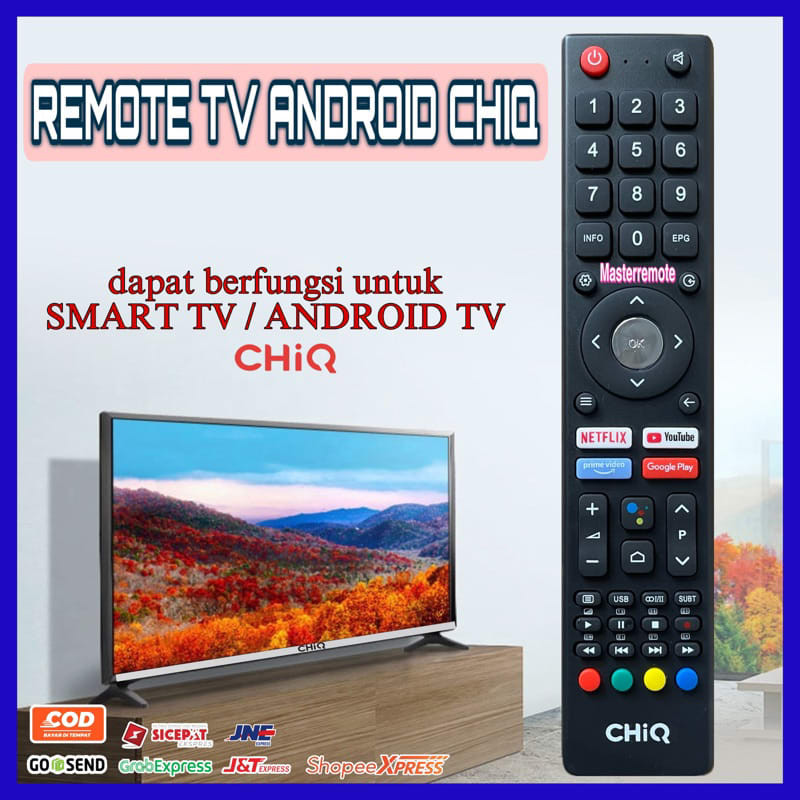 CHIQ TV REMOTE / ANDROID TV CHIQ II | Shopee Philippines