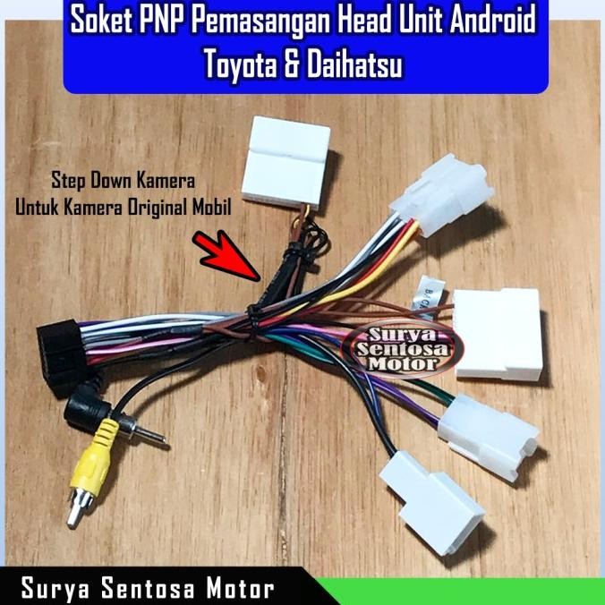 Toyota and Daihatsu Android PNP Head Unit Socket Cables Full Set ...