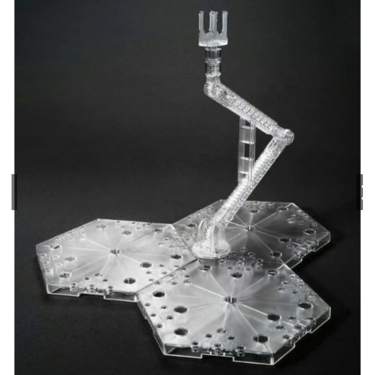 Action Base 4 Clear for SD HG RG MG 1/100 1/144 Gundam Gunpla Stand ...