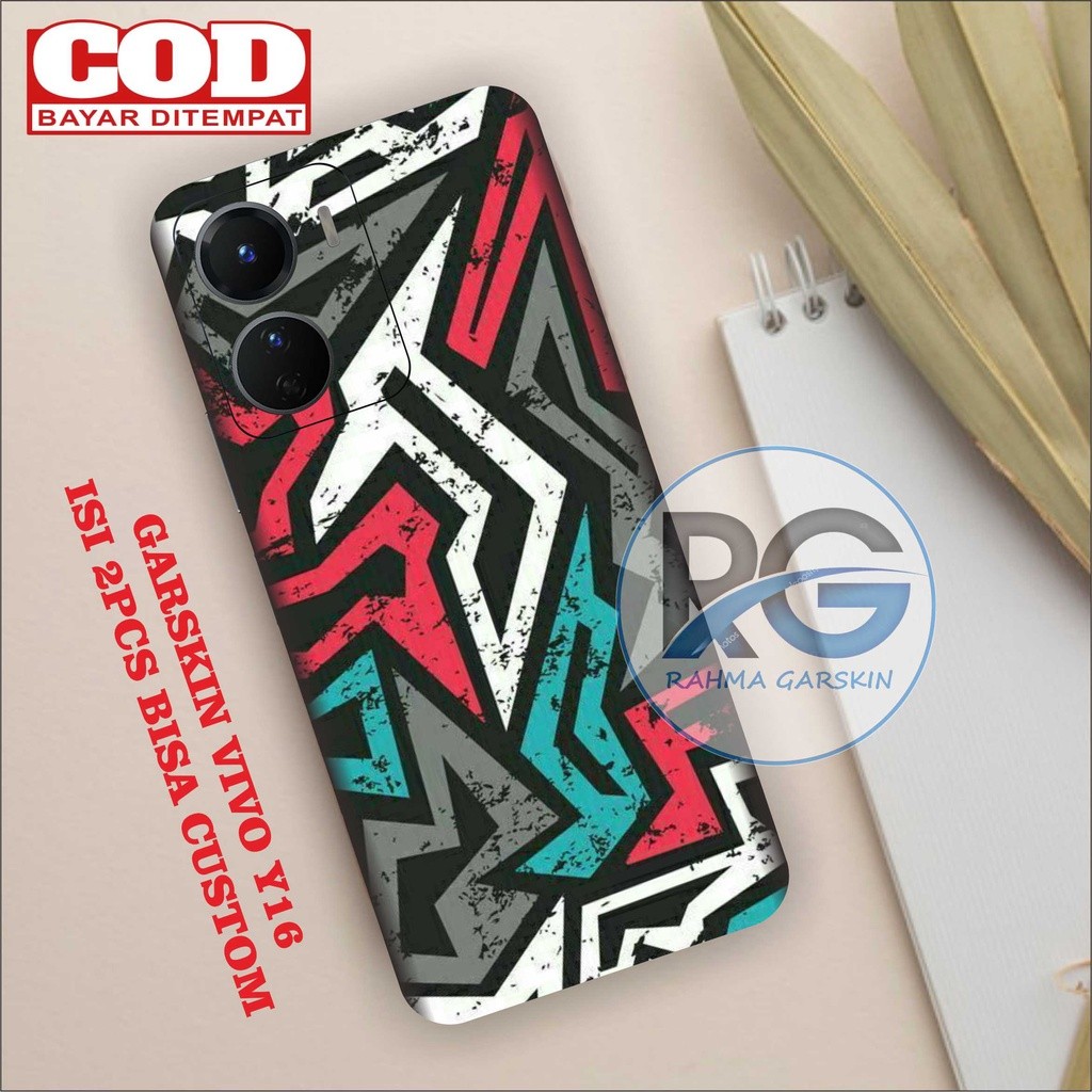 *Premium Quality* Vivo Y16 Garskin Custom Maxdecal Bkn Case Sticker ...