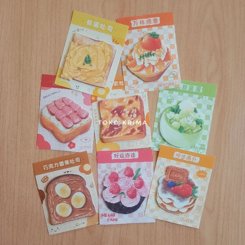 Sticky Notes Cute Aesthetic Memo Stick Sticky Notes in the Shape of ...