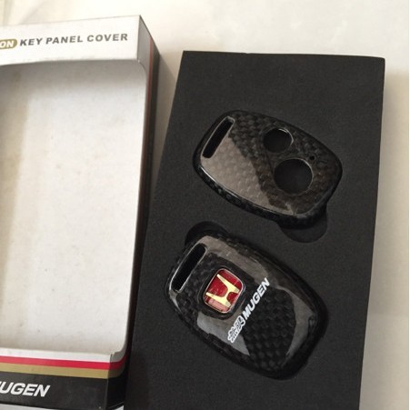 Carbon Mugen Key Remote Casing Cover for Honda Jazz Crv Civic City ...