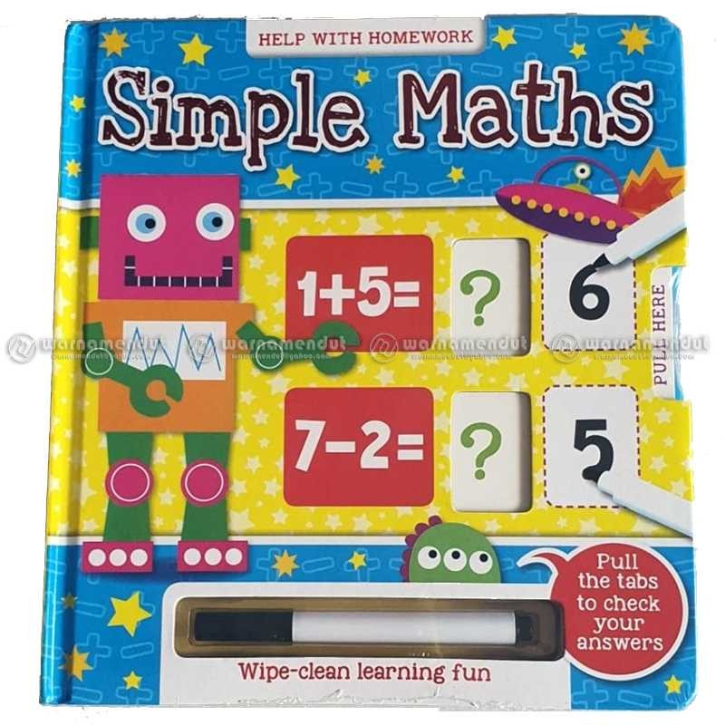 WMO BW624 Children's learning book about Simple calculations. Simple ...