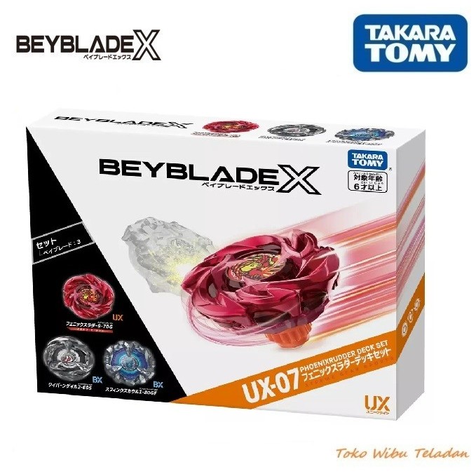 Beyblade X UX-07 Phoenix rudder deck set Takara tomy | Shopee Philippines