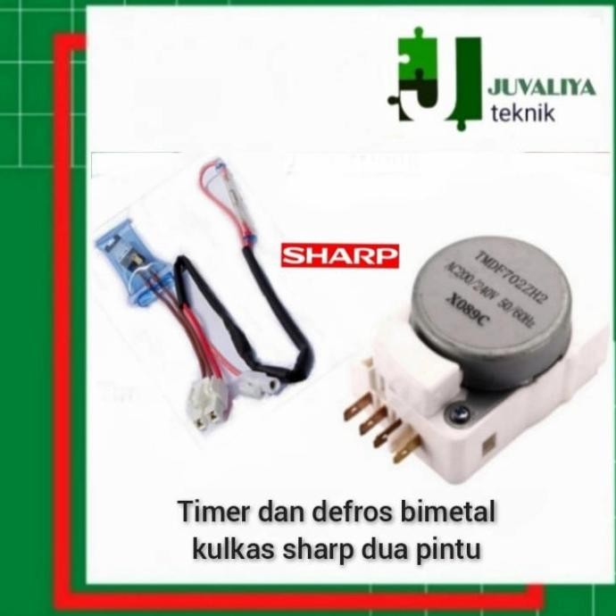 Timer and defrost bimetal fuse Sharp two door refrigerator | Shopee Philippines