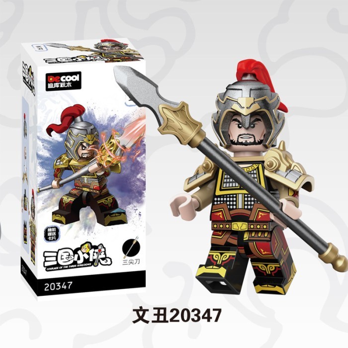 Wen Chou lego DECOOL Three Kingdoms Heroes - dynasty warrior general ...