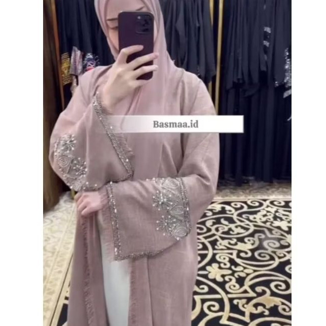 HITAM LOKAL Abaya Lunara by Basmaa.id (Outer Only) Basmaa Collection ...