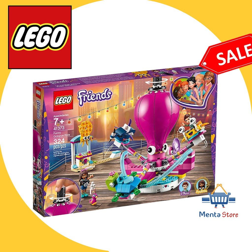 Lego 41373 FRIENDS Funny Octopus Ride Carnival Sea Creatures Park Ride ...