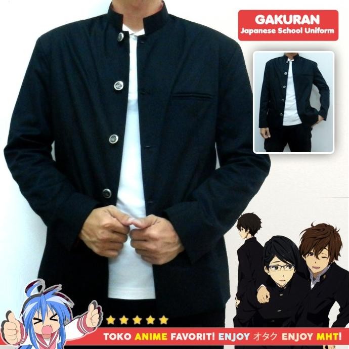 Gakuran Anime Blazer Japanese School Uniform for Boys H56J | Shopee ...