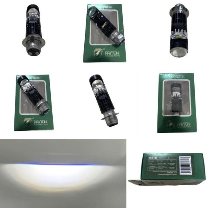 Rayton M01R Spotlight Biled H6 PNP Headlight Full Aluminum Body Fan ...