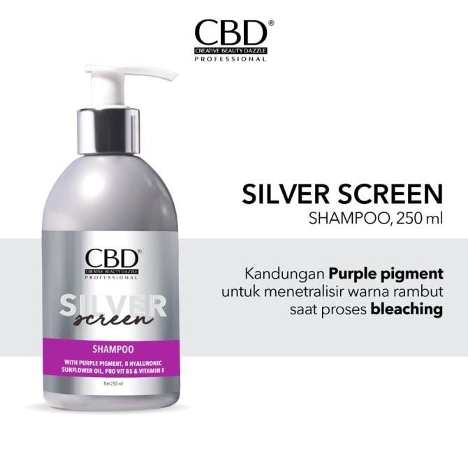 CBD Professional Silver Screen 250gr (Shampoo & Conditioner) | Shopee ...