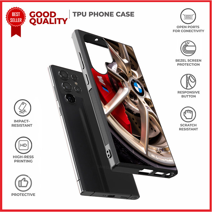 Case Casing Samsung S25 S24 S23 S22 S21 S20 Ultra Plus FE Bmw m wheel ...