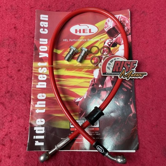 MERAH ORI - HEL BRAKE HOSE 60 CM RED | Shopee Philippines