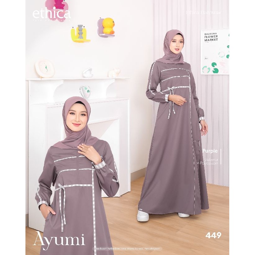 Gamis Ethica AYUMI 449 | Latest Gamis Clothes Models for Eid 2025 | Eid ...
