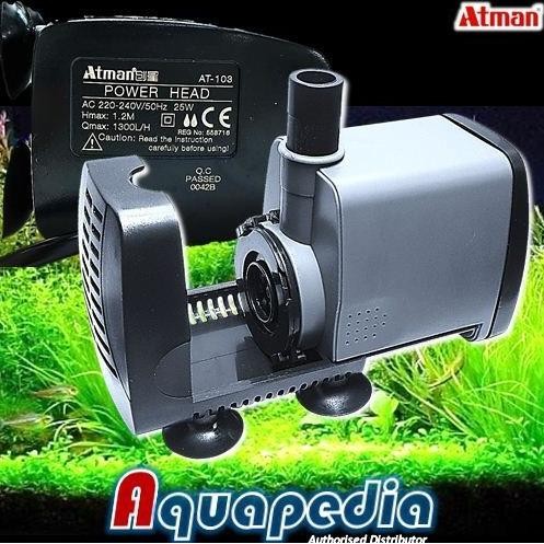 Atman AT-103 ORIGINAL AND TRUSTED SUBMERSIBLE WATER PUMP POND AQUARIUM ...