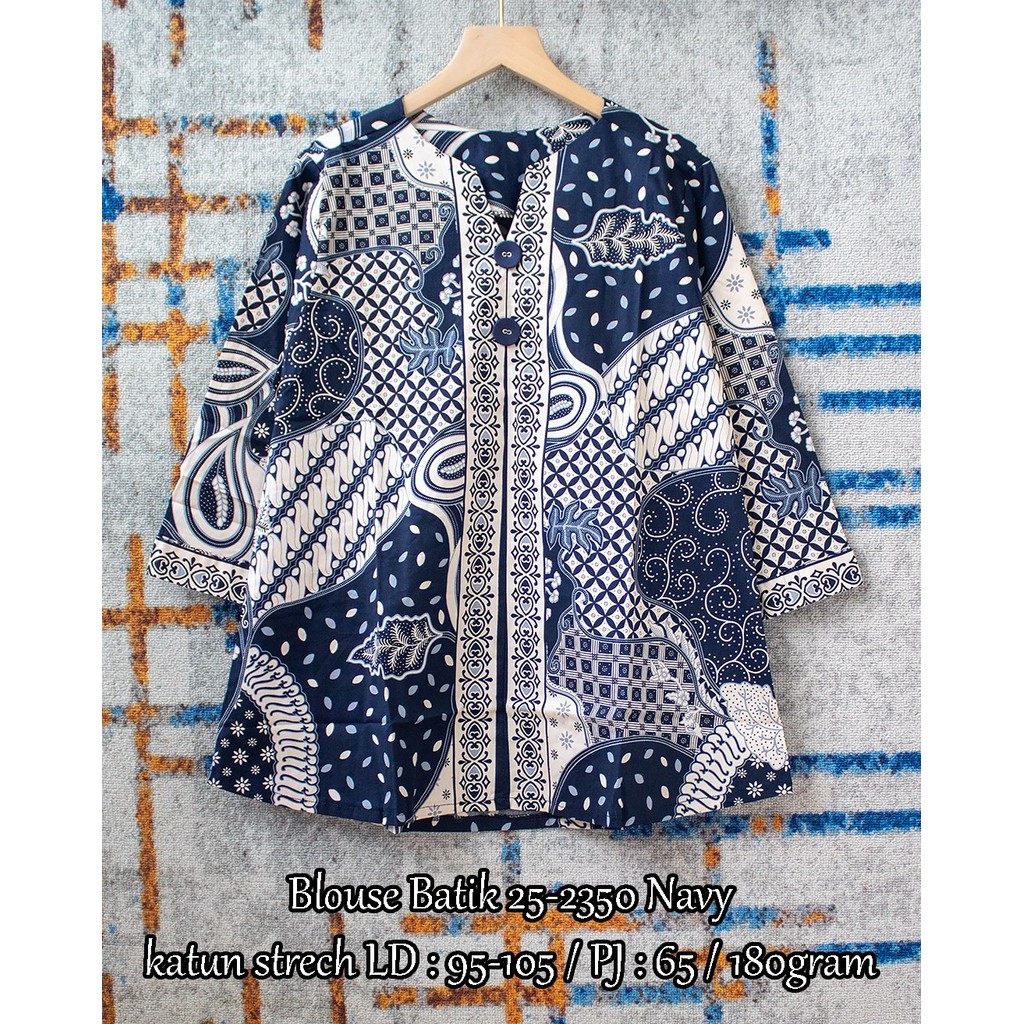 KATUN Batik Blouse 25-2350 Stretch cotton material LD: 95 - 105 ...