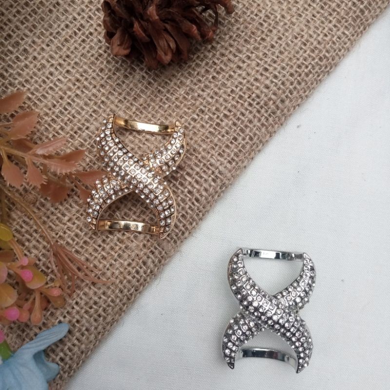 Bro Women's Hijab Ring Hijab Ring Geper Erudung Hijab Brooch Craft Ae ...