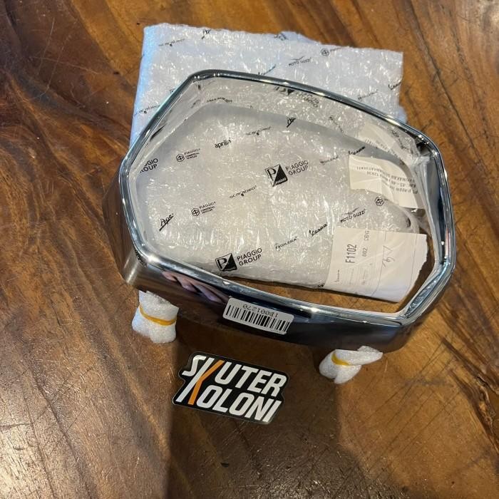 Piaggio List Headlamp Cover Chrome Headlamp Original Vespa Sprint ...