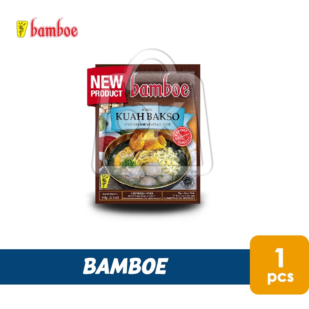 Bamboe Instant Seasoning Meatball Soup (1 pcs) | Shopee Philippines