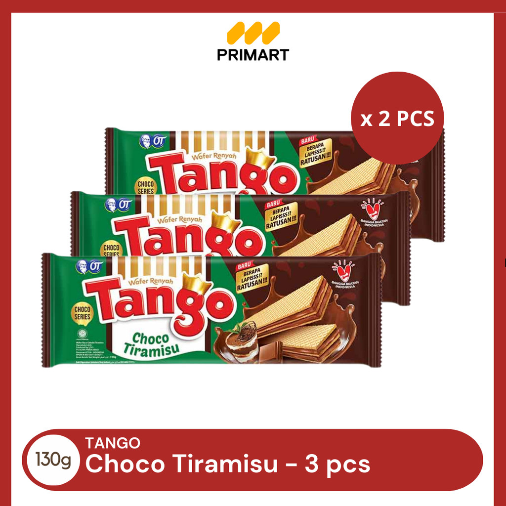Tango Wafer Choco Tiramisu 110gr - 3 PCS | Shopee Philippines
