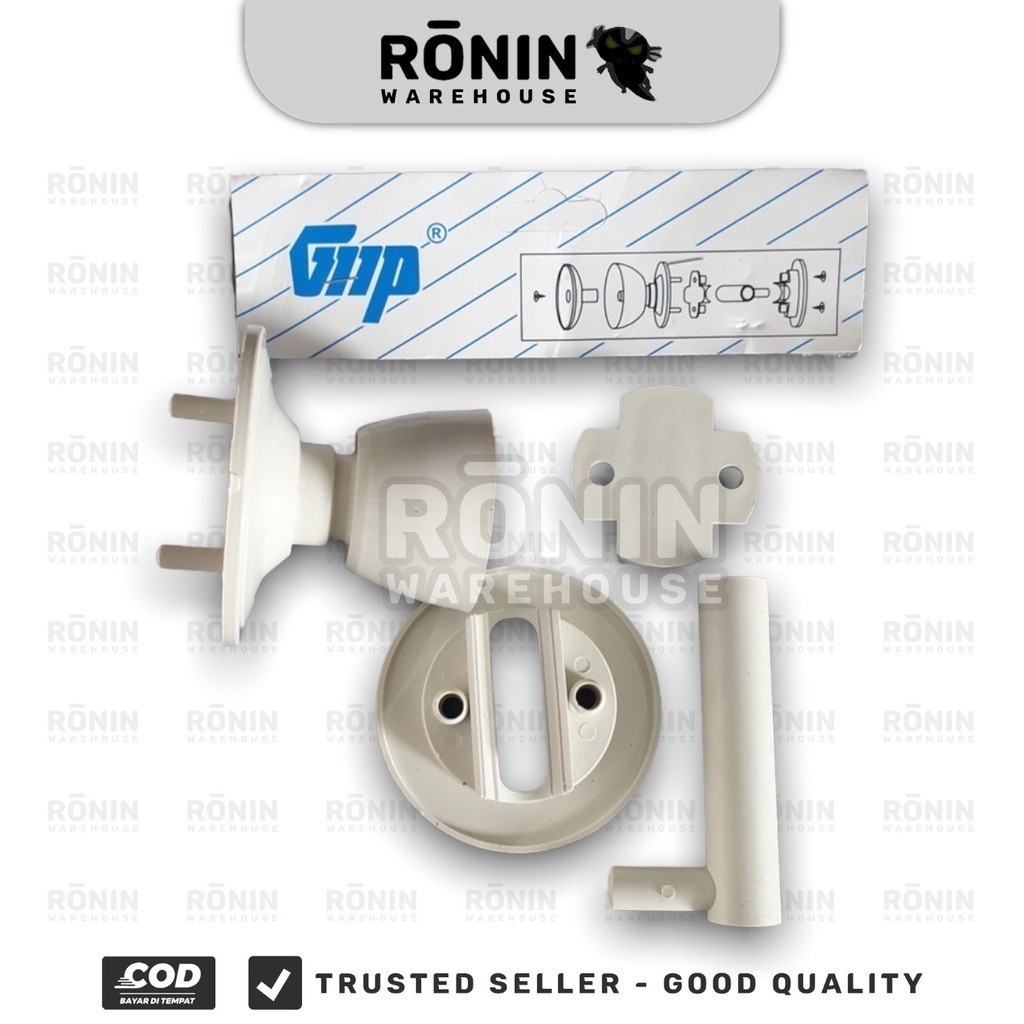 GMP Round Lock Handle Pull Bathroom Door Handle WC PVC | Shopee Philippines