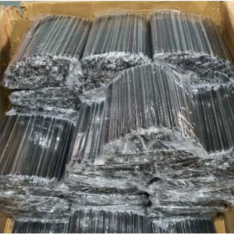 HITAM Limited OFFER universal Sterile Straws 6mm 20cm 6x20 black with ...